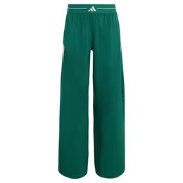adidas Performance Sporthose 'Hyperglam Color Block Wide Woven' Damen Gr&ouml;&szlig;e XXXS/XXS smaragd