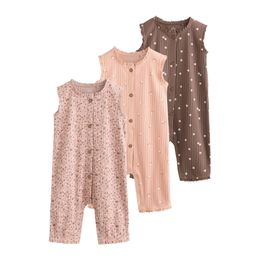 next Strampler M&auml;dchen Gr&ouml;&szlig;e 74 schoko / rosa / eosin / wei&szlig;
