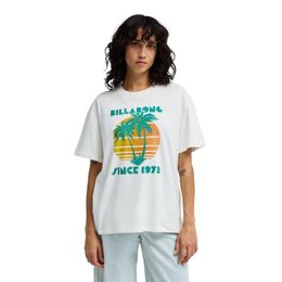 Billabong Damen T-Shirt "My Beach Club", wei&szlig;, Gr. S, Obermaterial: 100% Baumwolle., Shirts