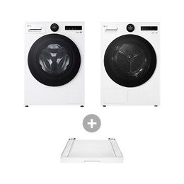 Waschmaschine Wei&szlig; (EEK A20%*, 9 kg, 1.350 U./Min.) F4WX809YC + Trockner Wei&szlig; (EEK B, 9 kg) RT90X8C F4WX809YC.RT90DK2001