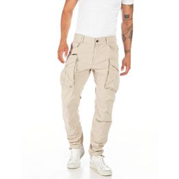 Replay Herren Cargohose "JOE", beige, Gr. 31, unifarben, Web, Obermaterial: 98% Baumwolle, 2% Elasthan, Hosen