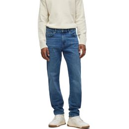 BOSS Orange Herren Straight-Jeans "Re Maine Stretch Denim", blau, Gr. 30, unifarben, Denim/Jeans, Obermaterial: 98% Baumwolle, 2% Elasthan, Jeans,