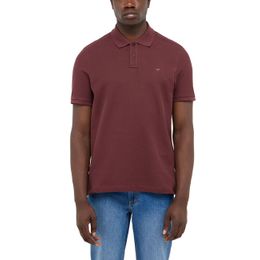 Mustang Herren Kurzarmshirt "Herren Style Palco", braun, Gr. XXL, Strick, 100% Baumwolle, Shirts