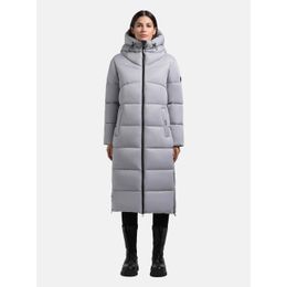 Khujo Damen Steppmantel "Lima", grau, Basic, Gr. XXL, Obermaterial: 100% Polyester. Innenfutter: 100% Polyester. Wattierung: 100% Polyester, M&auml;ntel,