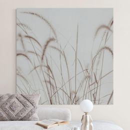 Bilderwelten Akustikbild Elegante Gr&auml;ser