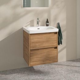 Villeroy & Boch Villeroy & Boch Skyla Schrank mit Waschtisch, 2 Ausz&uuml;ge, 5A5160R1+C79400RH,