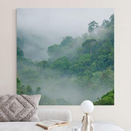 Bilderwelten Akustikbild Dschungel im Nebel