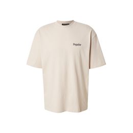 Pegador T-Shirt 'Riga' Herren Gr&ouml;&szlig;e L beige / schwarz