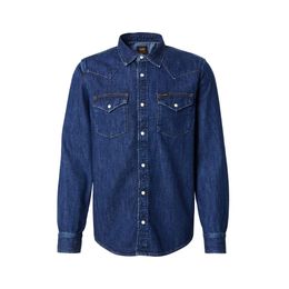 Lee Button Up Shirt male size XXXL Dark blue