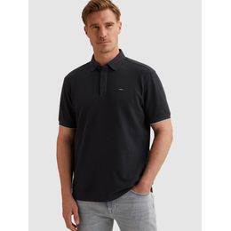 Vanguard Shirt 'Polo shirt in pique with texture' Herren Gr&ouml;&szlig;e L schwarz