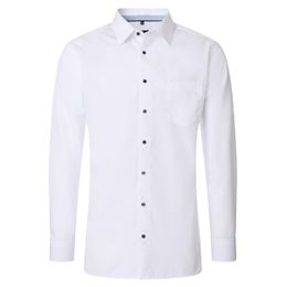 Venti Herren Businesshemd "Venti Businesshemd extra langer Arm 72cm uni", wei&szlig;, Gr. 41, unifarben, 100% Baumwolle, Hemden