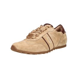 Paul Green Damen Slipper "Paul Green Slipper Veloursleder", Gr. 38,5, beige, Veloursleder, Schuhe