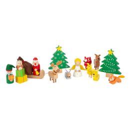 Small Foot Spielset &raquo;Waldweihnacht Tiere&laquo; - gelb