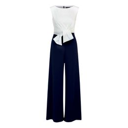 Vera Mont Damen Overall "Damen mit weitem Bein", blau, Gr. 44, Cr&ecirc;pe, Obermaterial: 95% Polyester, 5% Elasthan. Futter: 100% Polyester, Overalls,