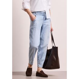 Street One Damen Comfort-fit-Jeans, blau, Gr. 26, unifarben, Jeans, 98% Baumwolle, 2% Elasthan, Jeans, aus Baumwolle mit Stretchanteil