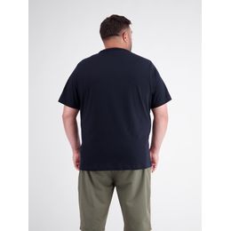 Lerros Herren T-Shirt "T-Shirt mit O-Neck in gro&szlig;en Gr&ouml;&szlig;en"classic navy, Gr. XXXL, 100% Baumwolle, Shirts
