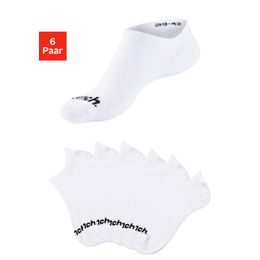 Bench. Damen Sportsocken "Damen Herren Sneaker Socken, Niedrige Socken", Gr. 39, wei&szlig;, Baumwollmischung, unifarben, Socken, Sneakersocken