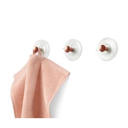 Tchibo - 3 Haken mit Saugnapf - taupe