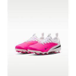 Nike M&auml;dchen Fu&szlig;ballschuh "JR PHANTOM 6 LOW ACAD FG/MG T", Gr. 37,5, pink, Synthetik, Textil, Schuhe, Au&szlig;ensohle f&uuml;r Rasenpl&auml;tze, f&uuml;r Kinder &