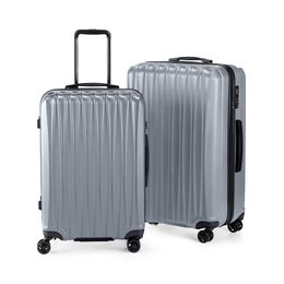 Tchibo - Hartschalenkoffer-Set - silber