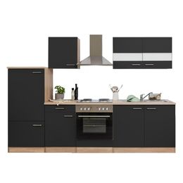 respekta Economy Leerk&uuml;chenblock - 270x60x200cm - schwarz -