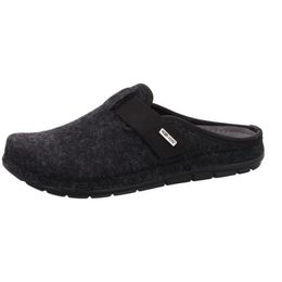 Rohde Herren Pantoffel "RODIGO-H", Gr. 41, schwarz, Filz, Schuhe, mit Memory Schaum