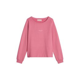 Marc O'Polo MARC O'POLO Damen Sweatshirt "mit gepeachter Oberfl&auml;che", pink, Gr. S, unifarben, Obermaterial: 100% Baumwolle, Sweatshirts