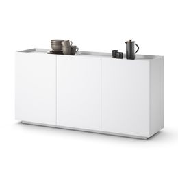 Tchibo - Sideboard - 160x42x80cm - wei&szlig; -