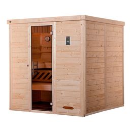Weka Design-Sauna - naturfarben