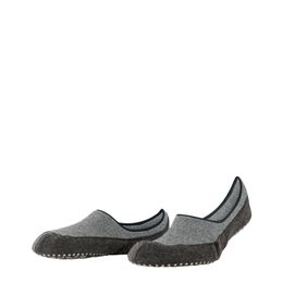 Falke Herren Haussocken "Cosyshoe", Gr. 41, grau, Merinowolle, Polyamid, Schurwolle, Socken, mit Noppendruck, mit Merinowolle, w&auml;rmend