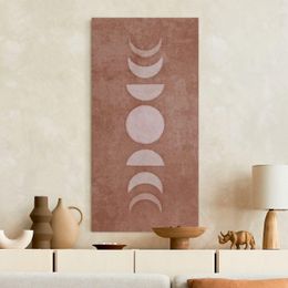 Bilderwelten Akustikbild Boho Mondphasen II