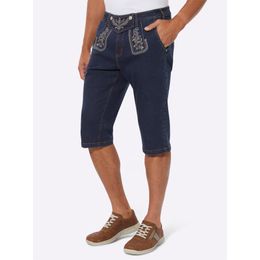 CLASSIC Herren Trachtenjeansdunkelblau, Gr. 60, unifarben, 98% Baumwolle, 2% Elasthan, Jeans