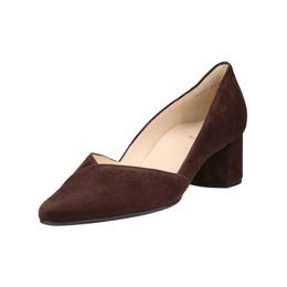 H&ouml;gl H&Ouml;GL Damen Pumps "H&ouml;gl Pumps Veloursleder", Gr. 37, braun, Veloursleder, Schuhe