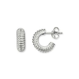 Tchibo - 925 Silber Creolen Ribbed - silber