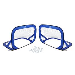 2 L.A. Sports Pop-Up-Fu&szlig;balltore - schwarz