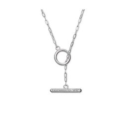Tchibo - 925 Silber Kette Sparkling T-Bar - silber