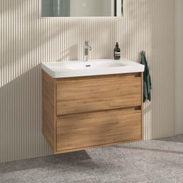 Villeroy & Boch Villeroy & Boch Skyla Schrank mit Waschtisch, 2 Ausz&uuml;ge, 5A5180R1+C79600RH,