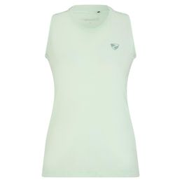 Ziener Damen Funktionsshirt "NARZISSA-Z", gr&uuml;n, Gr. 46, Obermaterial: 94% Polyester, 6% Elasthan. Obermaterial 2: 87% Polyester, 13% Elasthan, Shirts