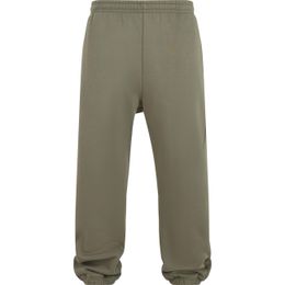 Urban Classics Herren Jogginghose "Urban Classics Fluffy Sweatpants", gr&uuml;n, Gr. M, unifarben, 70% Baumwolle, 30% Polyester, Hosen