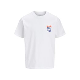 Jack & Jones Jack & Jones T-Shirt 'JORKPOT' Herren Gr&ouml;&szlig;e M blau / orange / wei&szlig;