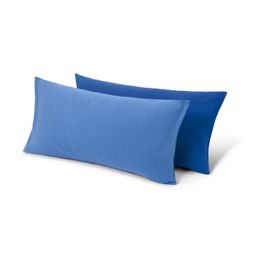 Tchibo - 2 Jersey-Kopfkissenbez&uuml;ge - blau