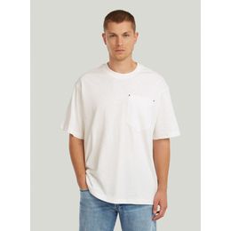 G-Star Raw G-STAR Herren T-Shirt "Pocket Loose T-Shirt", wei&szlig;, Gr. S, Obermaterial: 100% Baumwolle, Shirts