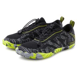 John Devin Damen Sneaker "Freizeitschuh, Halbschuh, Turnschuh, Barfu&szlig;schuh", Gr. 45, schwarz, Obermaterial: 90% Textilmaterial, 10% Lederimitat.