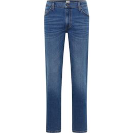 Mustang Herren Straight-Jeans "Herren Style Tramper Straight"683 mittelblau, Gr. 36, unifarben, Denim/Jeans, 99% Baumwolle, 1% Elasthan, Jeans
