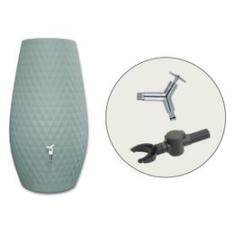 Garantia Triagon 2-in-1-Regenspeicher-Set, 230 l, agave