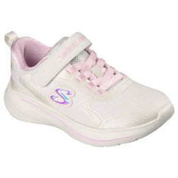 Skechers M&auml;dchen Sneaker "WAVE 92", Gr. 31, rosa, Lederimitat, Textil, Glitzer, Schuhe, Schlupfschuh mit Glitzer f&uuml;r M&auml;dchen, Gr&ouml;&szlig;enschablone zum