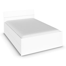 Rauch Bett mit 2 Schubk&auml;sten &raquo;Joel&laquo; - 145x209x90cm - wei&szlig; -