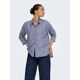 ONLY Bluse 'ONLNew Lina Grace' Damen Gr&ouml;&szlig;e S saphir / wei&szlig;