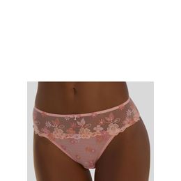 Damen Jazz-Pants Slips, NUANCE BY LASCANA, Gr. 52, rot, Spitze, Obermaterial: 70% Polyamid, 16% Polyester, 14% Elasthan, Unterhosen, aus