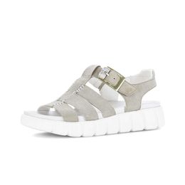 Gabor Damen Plateausandaletten "Plateau Sandale", Gr. 44, beige, Schuhe